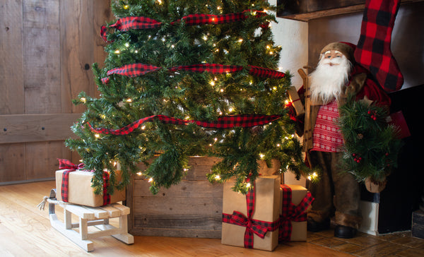 Christmas Tree Box Collar | Farmhouse Tree Box | Wooden Tree Skirt | 4 ...