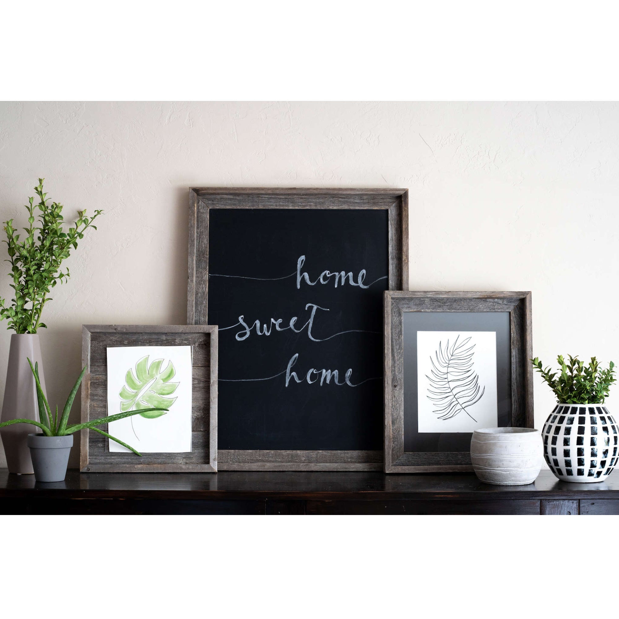Rustic Chalkboard Frames